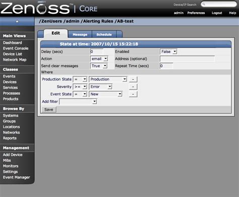 Zenoss Admin Guide Open Source Application Server And Network
