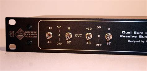 16 Ch 2 BUS Summing Mixer 4 X Master Insert