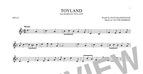 Toyland Bells Solo Print Sheet Music Now