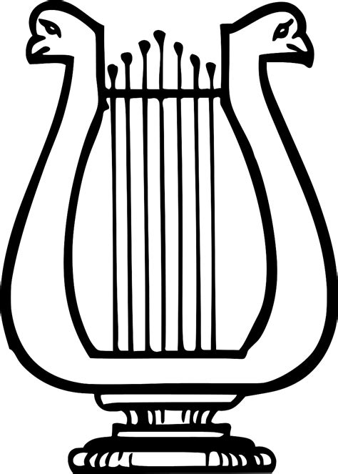 Svg 하프 음악 악기 현 무료 Svg 이미지 및 아이콘 Svg Silh