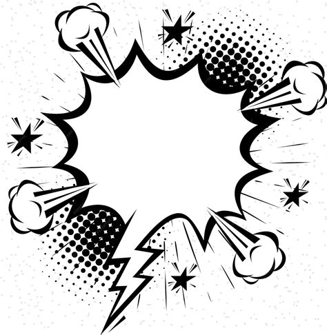 Premium Vector Speech Bubbles Icon Comic Blank Text Speech Bubbles In Pop Art Style Vector