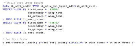 SAP List Viewer With Integrated Data Access ALV W SAP Community