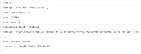Facebook Graph Api Whatsapp Business Api Not Sending Message