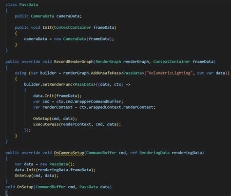 introduction of render graph in the universal render pipeline urp page 13 unity engine