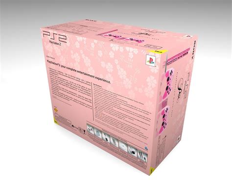 Playstation 2 Slim Pink Uk Konsolenbox Ps2 Slim Pink Karton