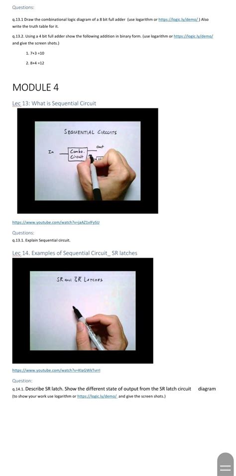 Solved Lec 13 So Far We Have Been Making Combinational