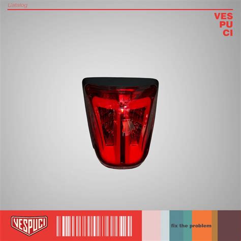 Jual Lampu Belakang Led Stoplamp Tail Light Power 1 Red For Vespa Sprint Primavera Be Shopee