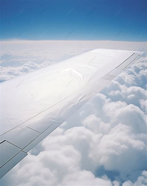 雲中的飛機機翼背景圖桌布手機桌布圖片免費下載 Pngtree