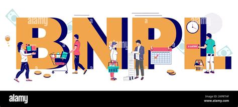 Buy Now Pay Later Bnpl Online Shopping Vector Stock Vector Image And Art