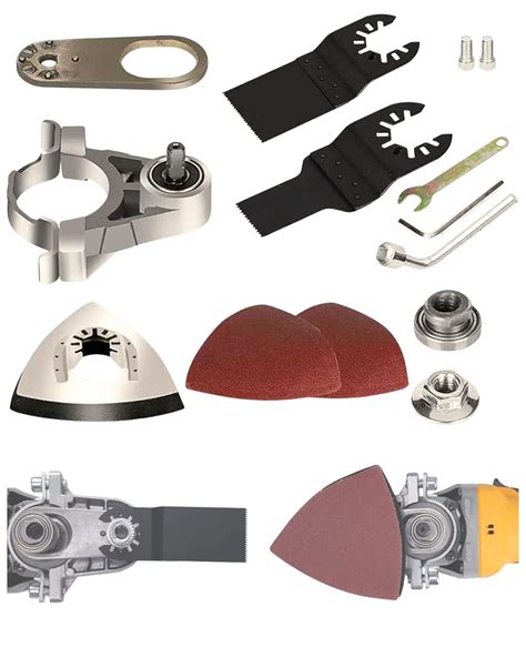 Homdum Oscillating Multi Tool Attachment For 4 Inch Angle Grinder With