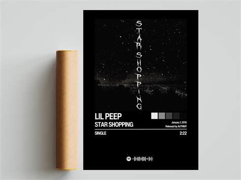 Lil Peep Poster Star Shopping Poster Album Art Album Cover