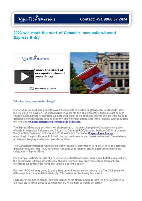 Ppt 2023 Will Mark The Start Of Canadas Occupation Based Express