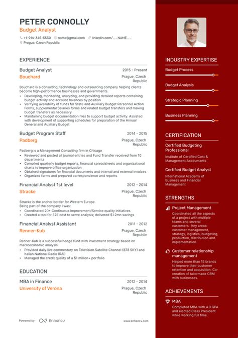 Budget Analyst Resume Examples Guide For