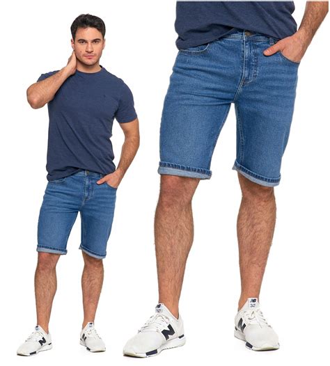 SPODENKI JEANSOWE Szorty Męskie Na Lato Bawełniane Jeans Wygodne MORAJ