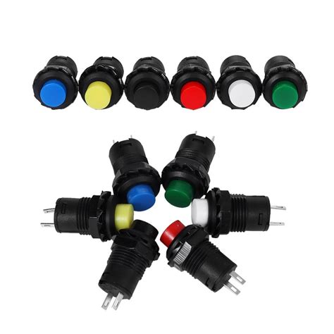 2 5pcs Lot Red Color Momentary Push Button Swi Vicedeal