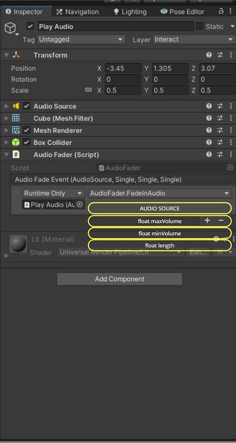 Need Help Unityevent Showing Method Variables In Unity Event