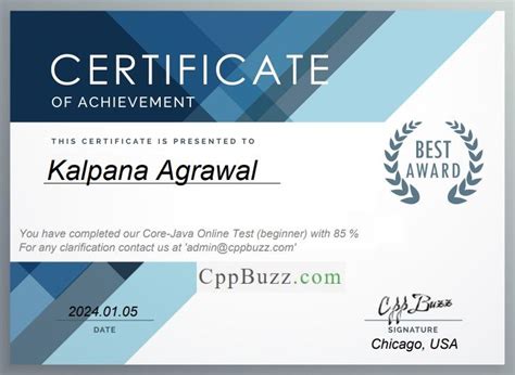 Kalpana Agrawal On Linkedin Cpp Java Certificate Programmingjourney