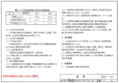 全套高清正版图集06cg01蒸压轻质砂加气混凝土（aac）砌块和板材结构构造 混凝土结构 土木在线