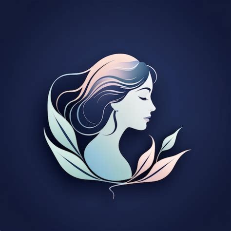 Ilustración Vectorial De Silueta De Perfil De Mujer Abstracta Vector