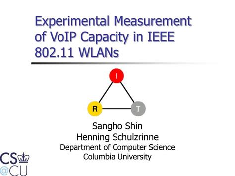 ppt experimental measurement of voip capacity in ieee 802 11 wlans