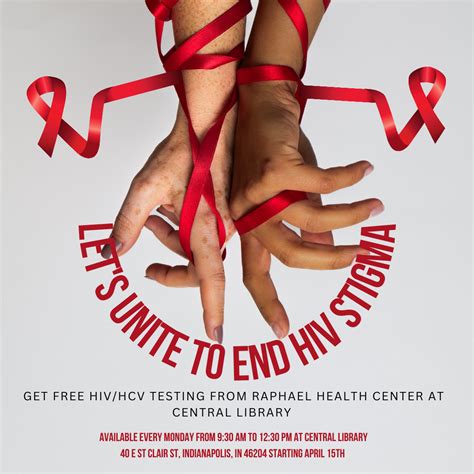 FREE HIV HCV Testing W Raphael Health Center Central Library Ending The HIV Epidemic