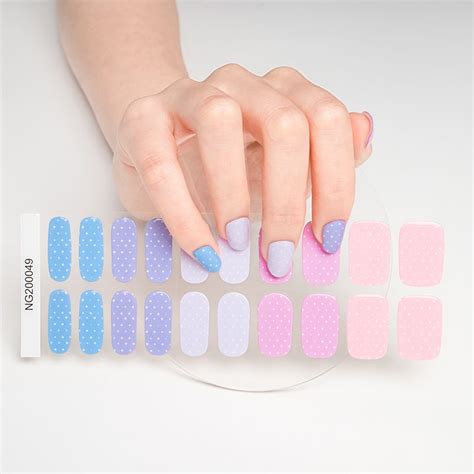 Гелевые наклейки для маникюра Ng200049 купить на Ozon по низкой цене 1433687233