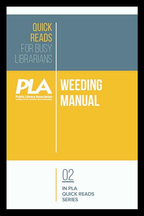 Weeding Manual Graphic Final Public Libraries Online