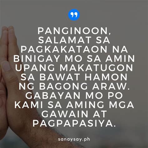 Panalangin Sa Umaga Pagkagising Trabaho At Paaralan Sanaysay