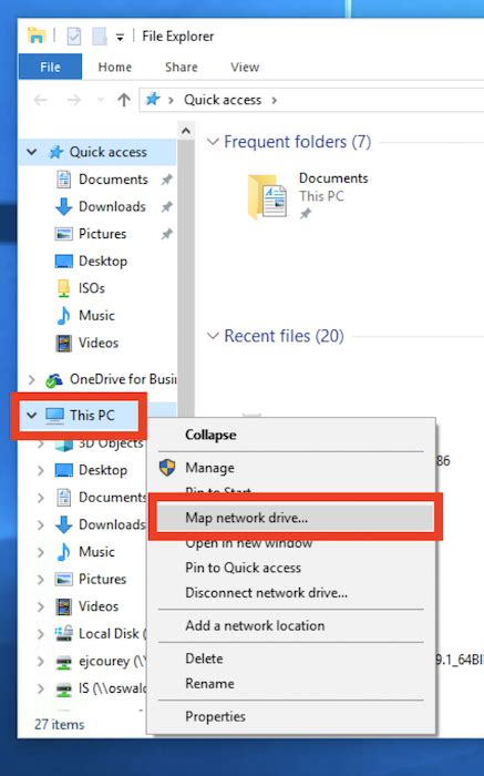 Helpdesk X2707 Mapping Network Drives In Windows Knowledge Base