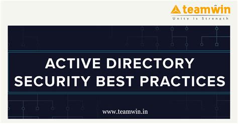 What Are The Active Directory Security Best Practices