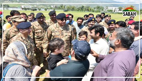 Coas Qamar Javed Bajwa Visits Flood Affected Areas Of Swat