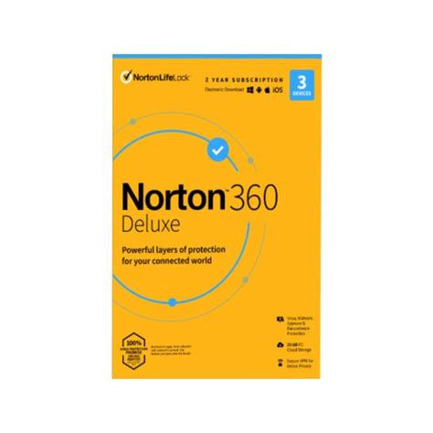 Norton 360 Deluxe 25GB HU 1 Felhasználó 3 Eszköz 2 Év aktiváló kulcs