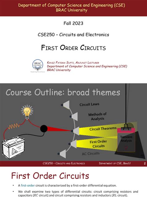 First Order Circuits Pdf