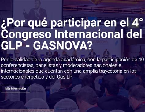 Agenda Académica Del 4º Congreso Internacional Del Glp Gasnova Gas Lp
