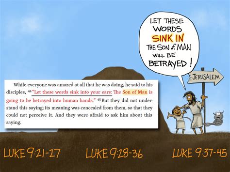 A Visual Commentary On Luke 9 21 45 The Transfiguration Steve Thomason
