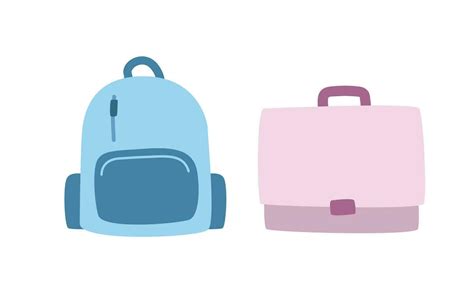 Overstuffed Backpack Clip Art