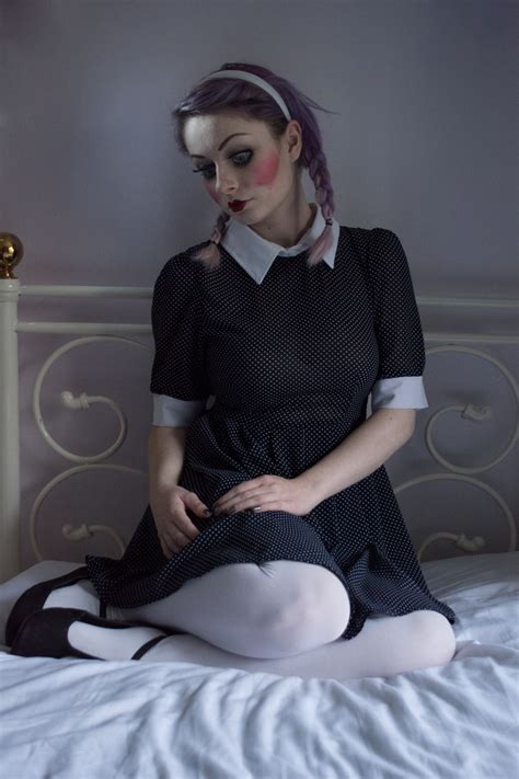 Creepy Doll Halloween Costume Ootd Tessa Holly
