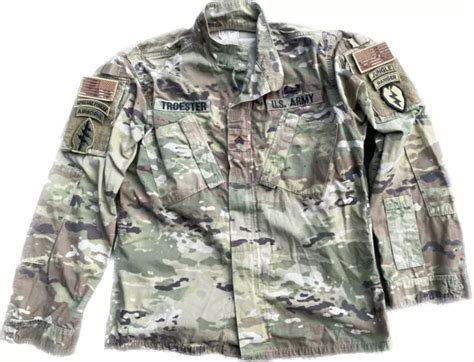Us Army Ocp Jacket M 12 Patches Sergeant Troester Airborne Ranger