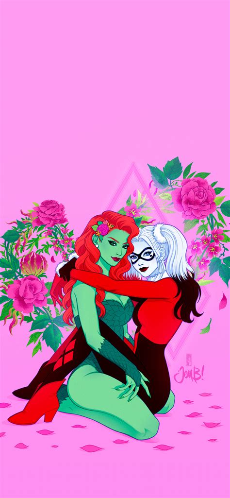 Harley Quinn And Poison Ivy Wallpaper