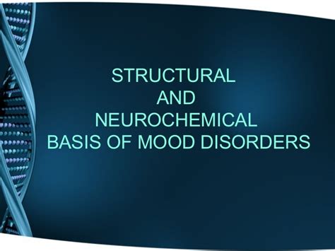 Neurochemical Basis Of Mood Disorders