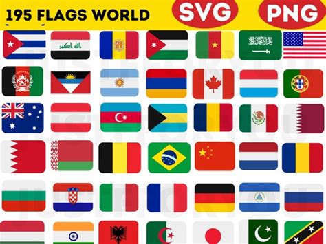 Clipart Of Flags Around The World