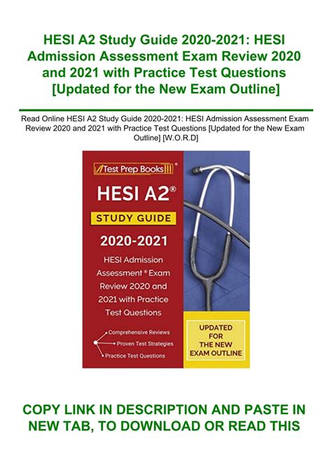 Read Online Hesi A2 Study Guide 2020 2021 Hesi Admission Assessment