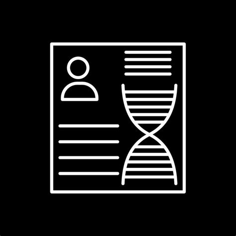 DNA Line Inverted Icon 42836955 Vector Art At Vecteezy