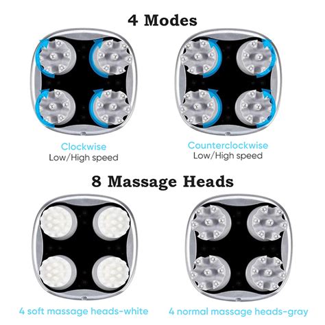 Electric Silicone Head Massager Head Massage Machine Waterproof Head