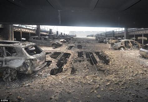 英國立體停車場大火 1400輛車燒毀 每日頭條