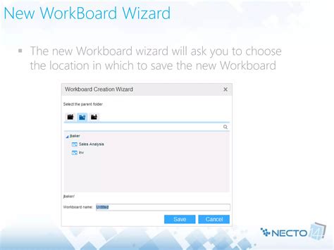 4 panorama necto 14 creating a workboard visualization and data