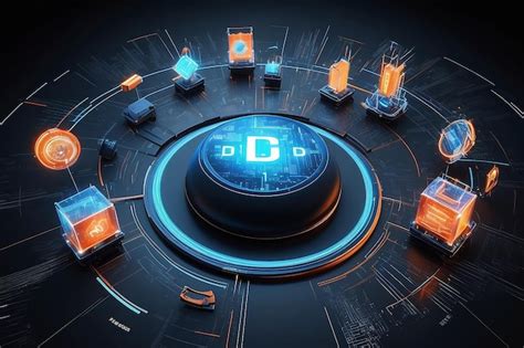 Premium Photo Digital Disruption Transformation Digitalization Innovation Technology 3d