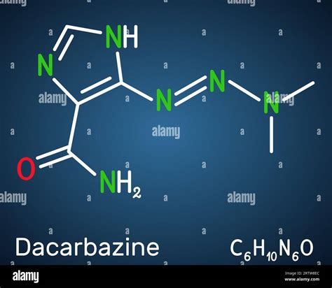 Dacarbazine Imidazole Carboxamide Dtic Molecule It Is Antineoplastic
