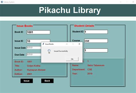 Github Sairatabassum Library Management System