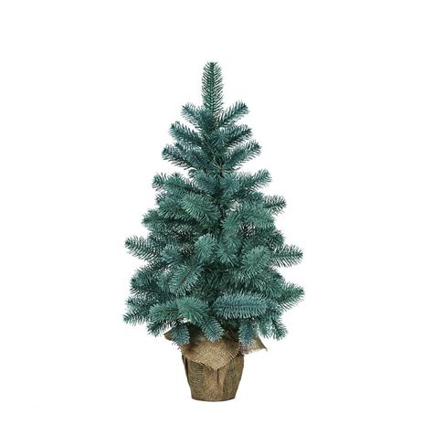 Новорічна штучна лита ялинка Premium настільна в мішковині 70 см